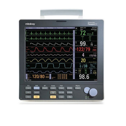 Mindray Passport V ECG Patient Monitor Featuring Portability