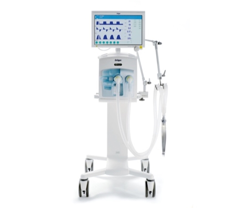 Drager Evita Infinity V500 Ventilator Featuring Breath By Breath