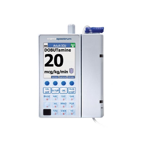 Baxter Sigma Spectrum Infusion Pump Featuring Check Flow