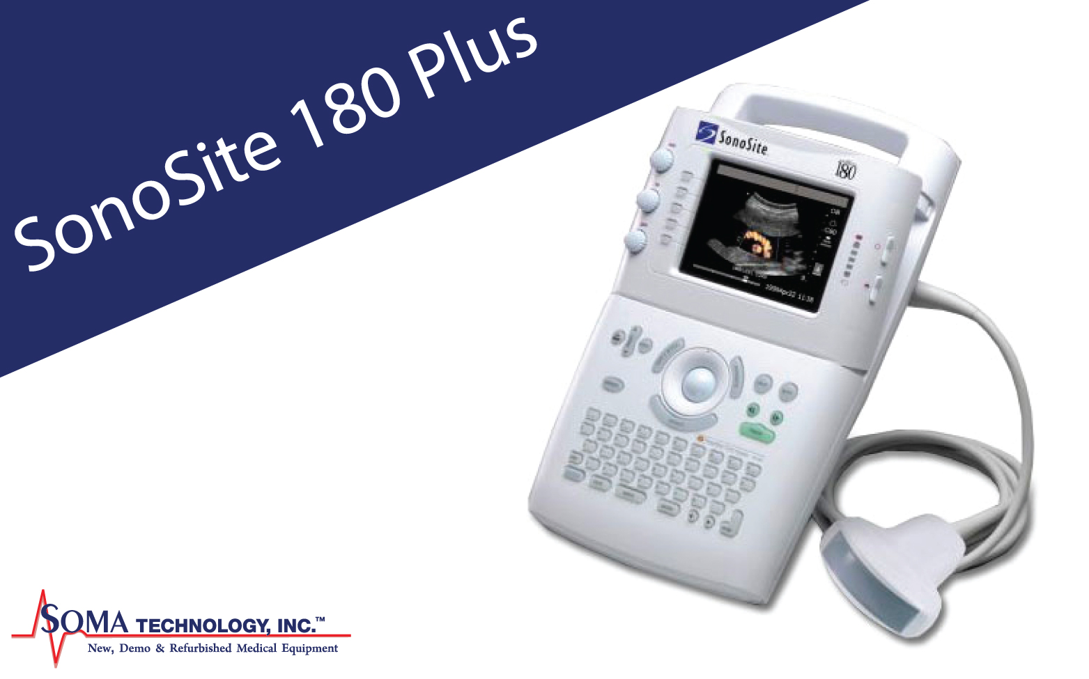 SonoSite 180 Plus a Portable Software Controlled Ultrasound Machine