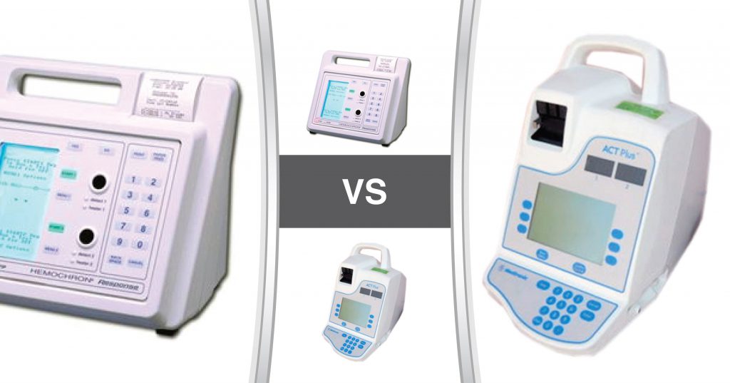 What's the Difference between the Hemochron Response and Medtronic ACT Plus