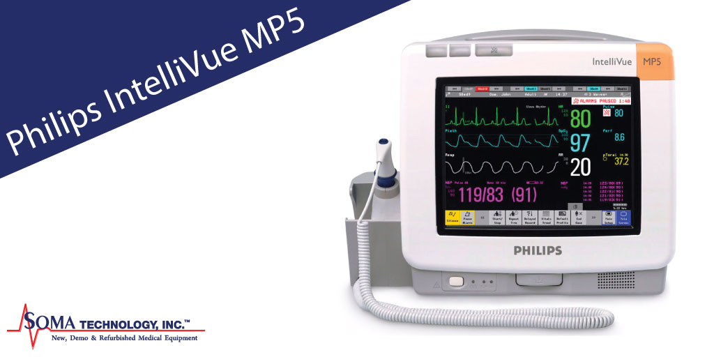 Philips IntelliVue MP5 Patient Bedside Monitor - Multiparameter Monitor