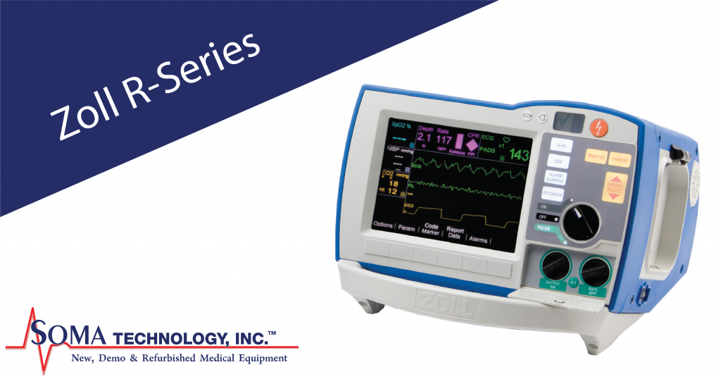 Zoll R-Series Defibrillator - Available with Pacing, End-Tidal CO2 and ...