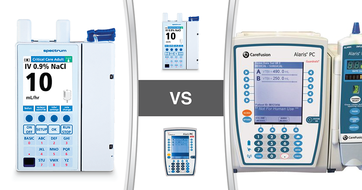 Baxter Sigma Spectrum VS BD CareFusion Alaris PC Unit 8015