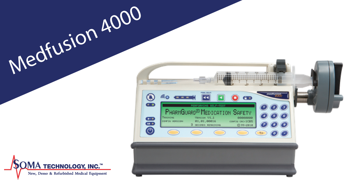 Medfusion 4000 Infusion Pump Featuring Next Generation Advancement