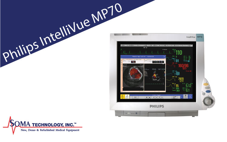 Philips IntelliVue MP70 - Patient Monitors - 15" Color Touchscreen Display