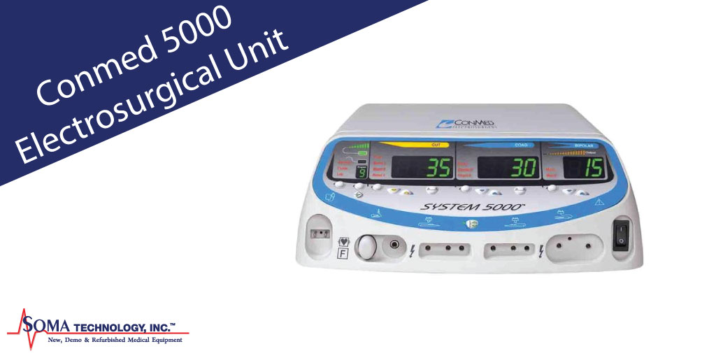 Conmed System 5000 Electrosurgical Unit With Monopolar and Bipolar Cut