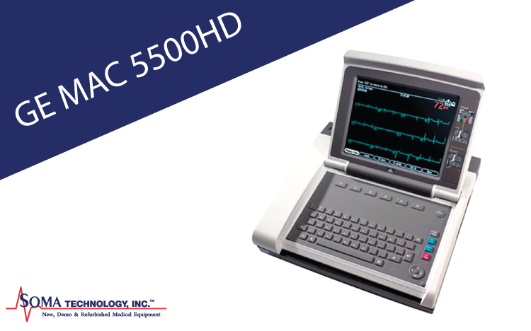 GE MAC 5500HD EKG System Featuring ECG Interpretation