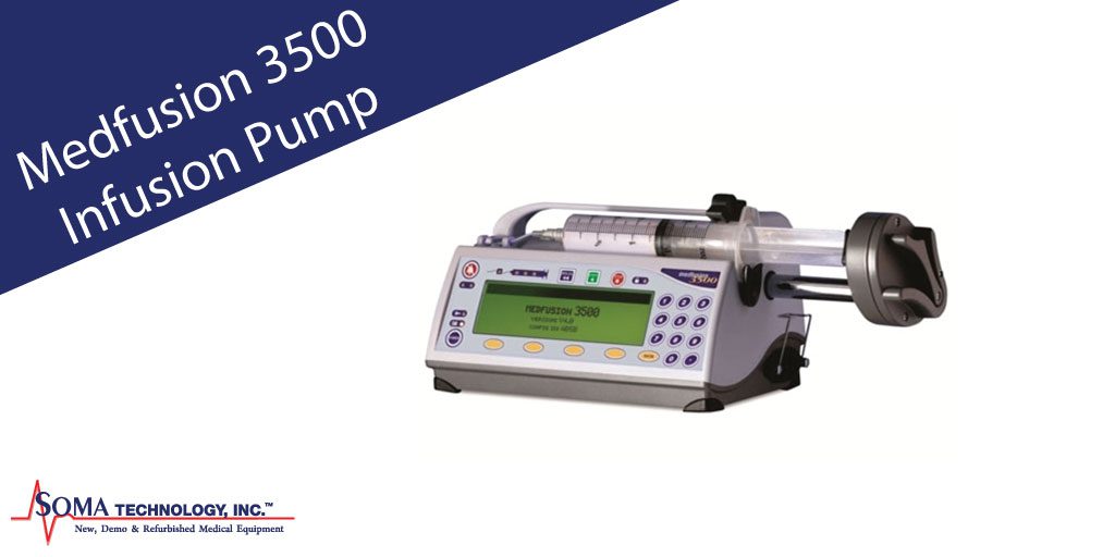 Medfusion 3500 Infusion Pump Featuring Post Occlusion Bolus Reduction