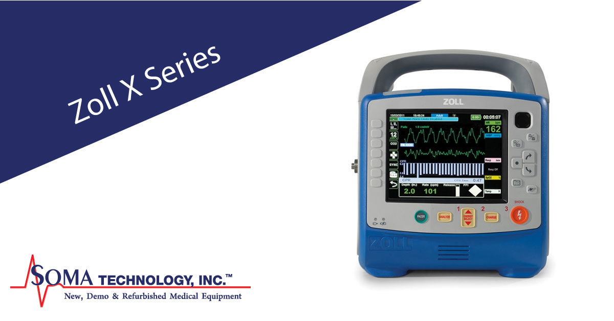 Zoll X Series Defibrillator Featuring Non Invasive Blood Pressure