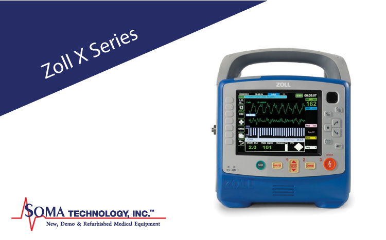 Zoll X Series Defibrillator Featuring Non Invasive Blood Pressure