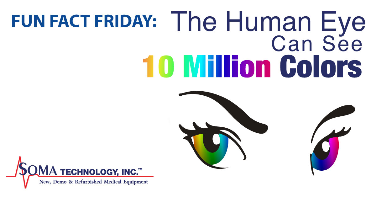 Fun Fact Friday: The Human Eye Can See 10 Million Colors