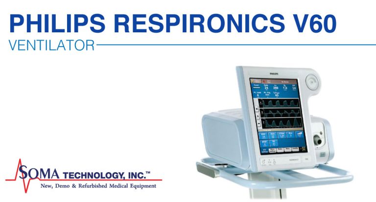 Philips Respironics V60 Ventilator Featuring High Res Graphics - Soma ...