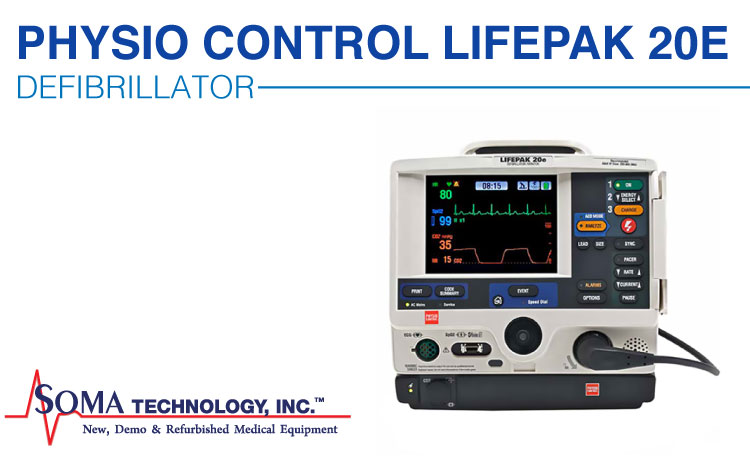 Lifepak 20e Defibrillator - AED Functions with Manual Capabilities