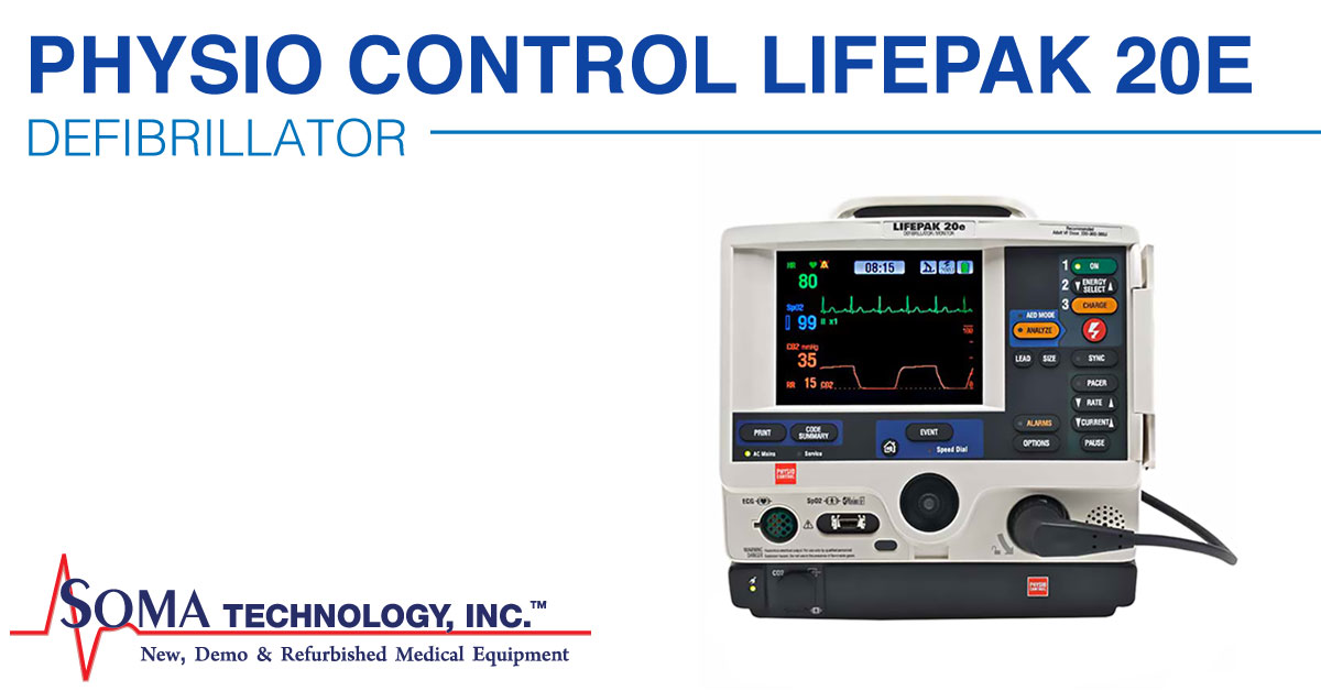 Lifepak 20e Defibrillator - AED Functions with Manual Capabilities