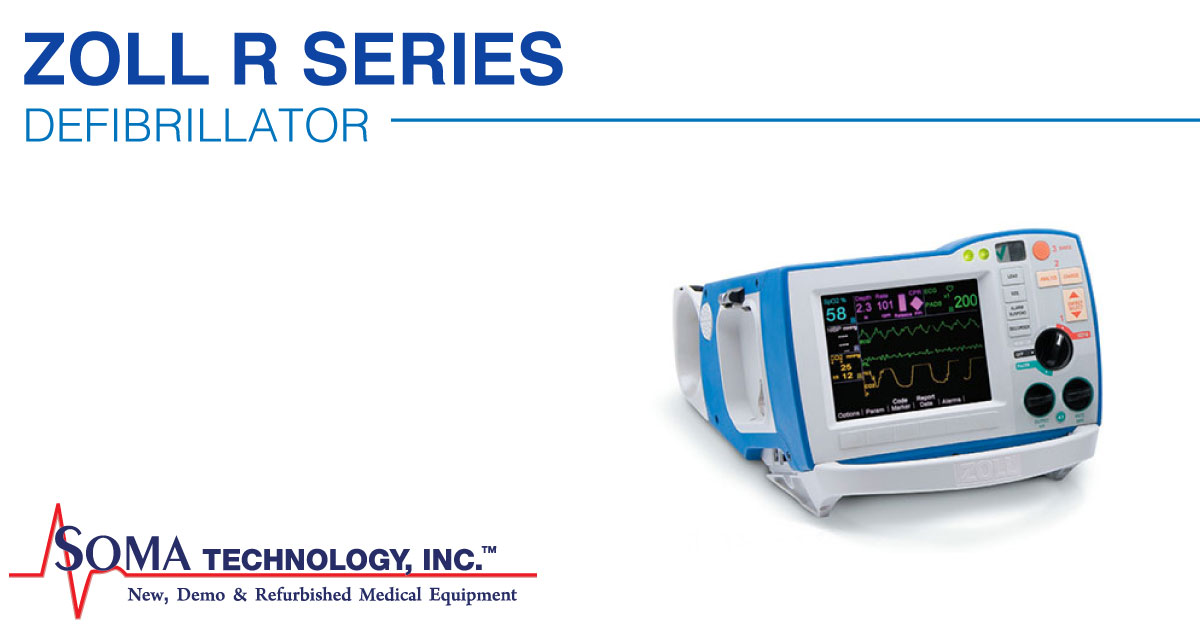 Zoll R series Defibrillator Featuring Daily Self Tests