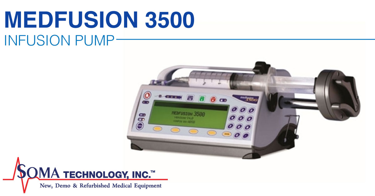 Medfusion 3500 Infusion Pump Featuring a Drug Library