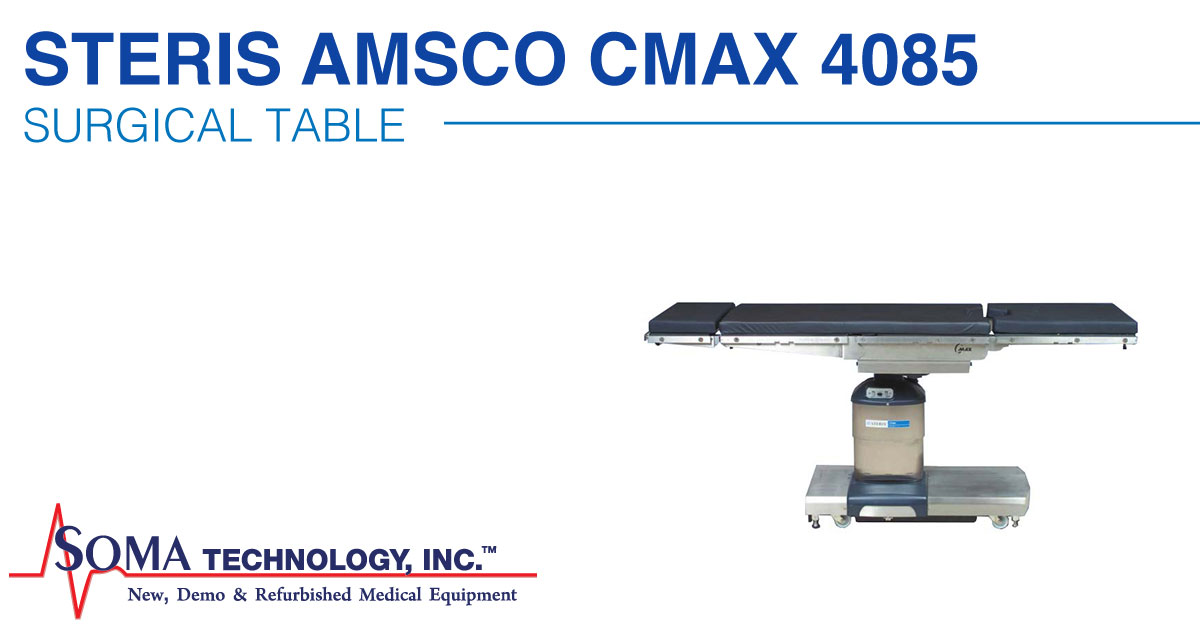 Steris Amsco CMAX 4085 Surgical Table Featuring 1000 Pound Support