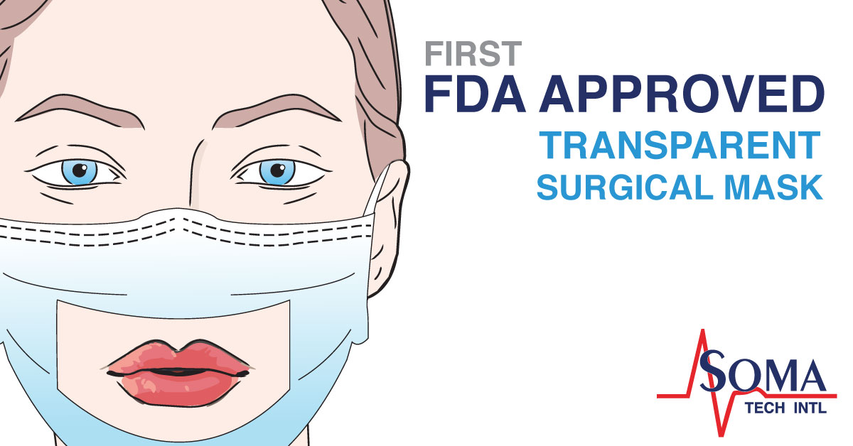 First FDA Approved Transparent Surgical Full-Face Visible Mask