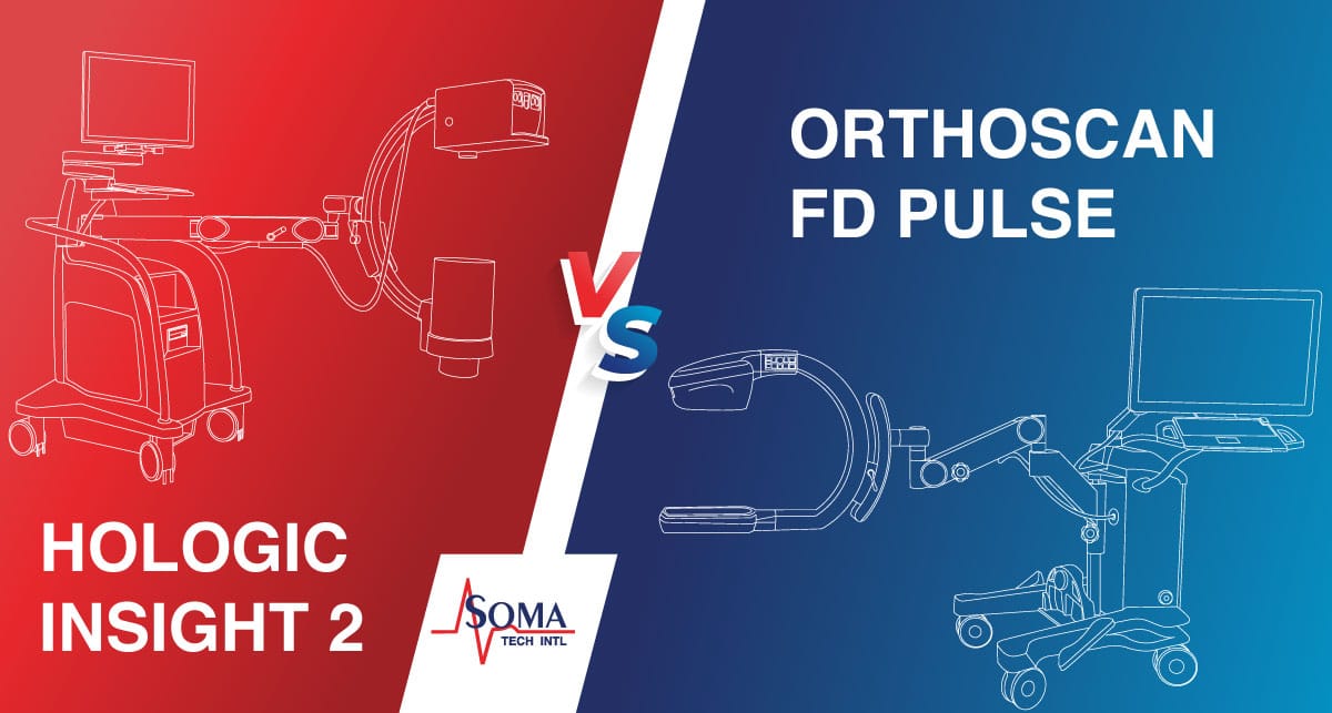 Hologic Insight II VS Orthoscan FD Pulse Arco En C Mini