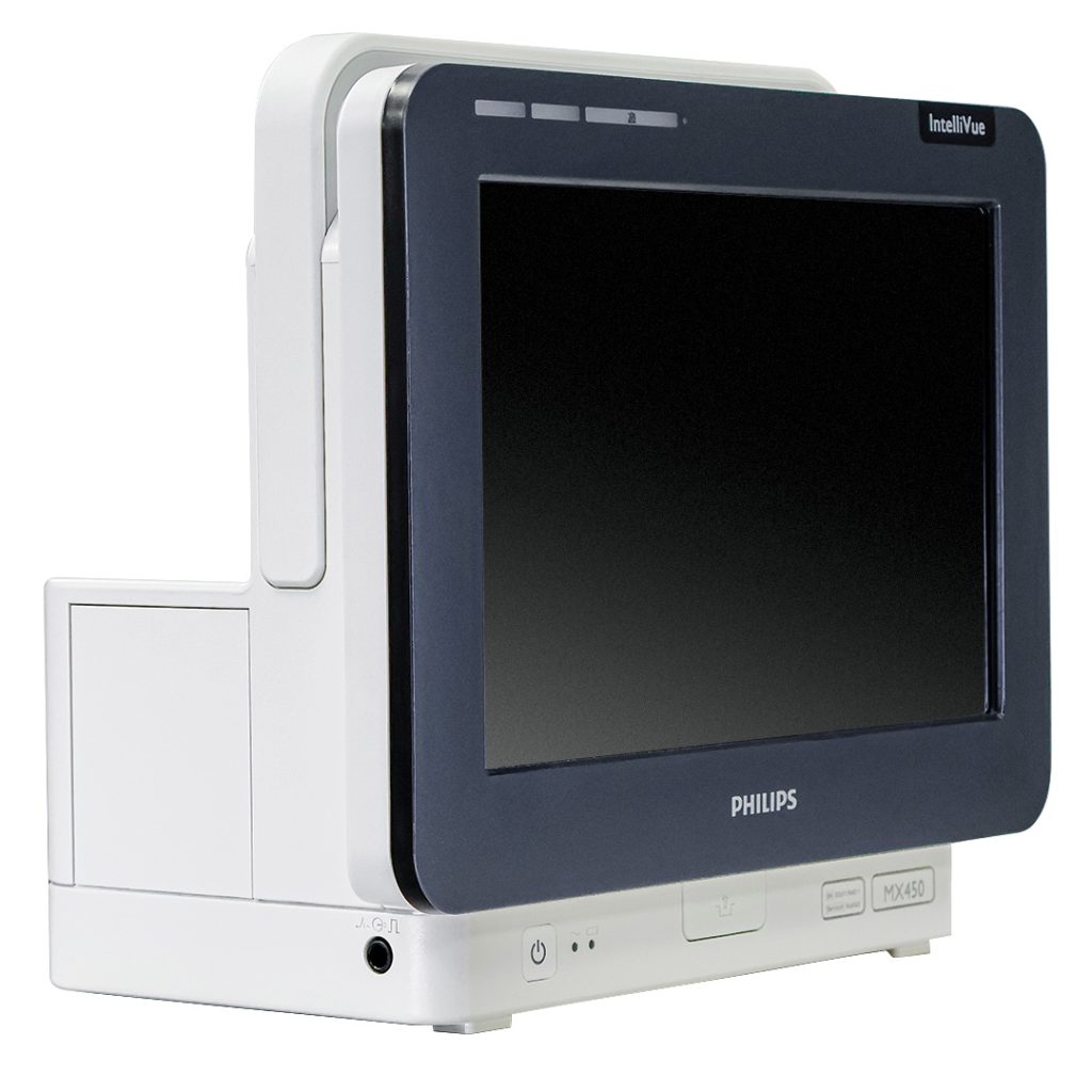 Philips IntelliVue MX450 Patient Monitor Featuring a 12" Touch Screen