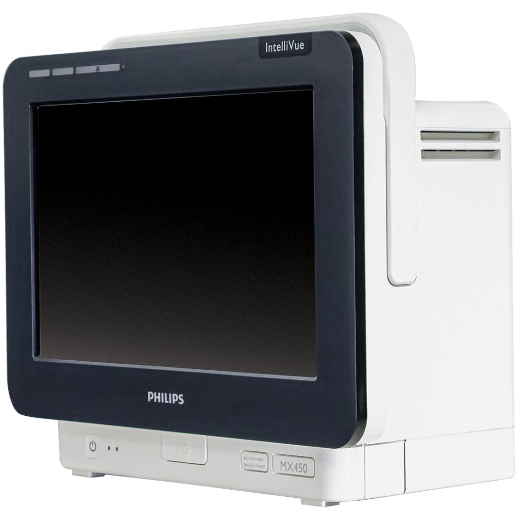 Philips IntelliVue MX450 Patient Monitor Featuring a 12" Touch Screen