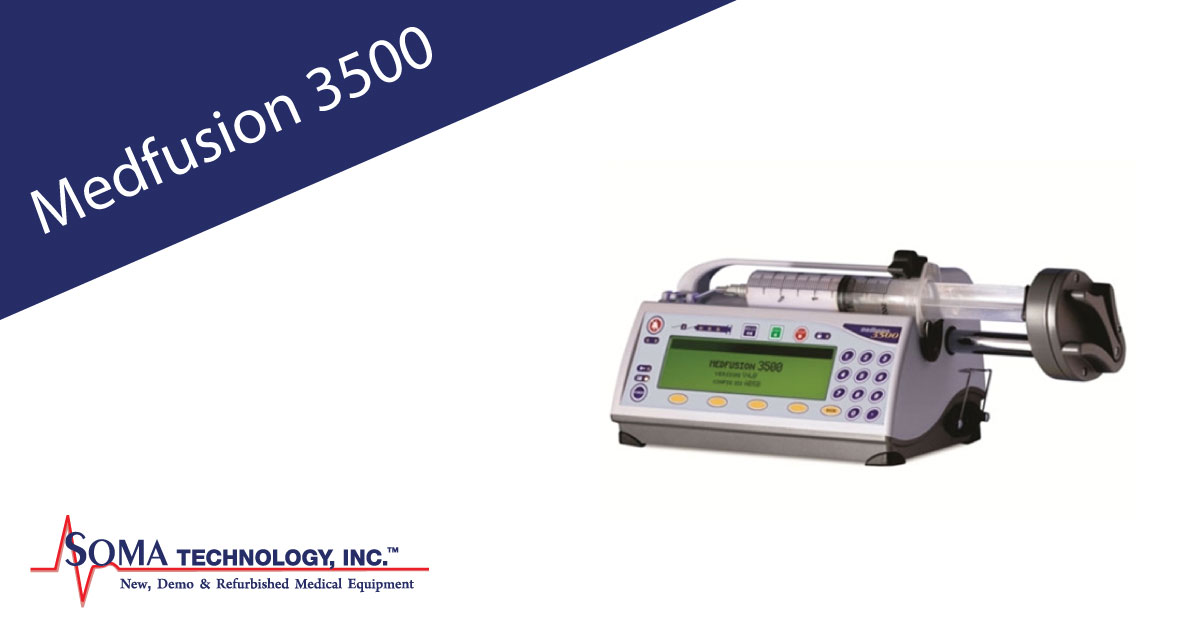 Medfusion 3500 Syringe Pump Featuring Programmable Dose Limits