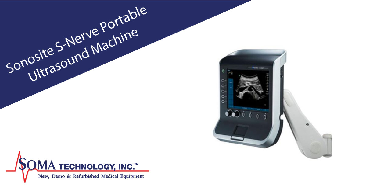 Sonosite S-Nerve Portable Ultrasound Machine with Dual Imaging