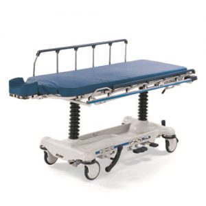 Stryker 1069 Eye Surgery Stretcher Featuring Dual Pedestal Hydraulics
