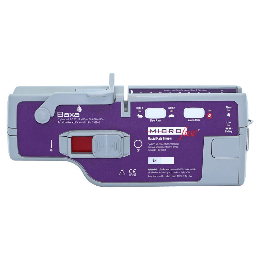 Baxa Microfuse Rapid Rate Infuser Infusion Pumps